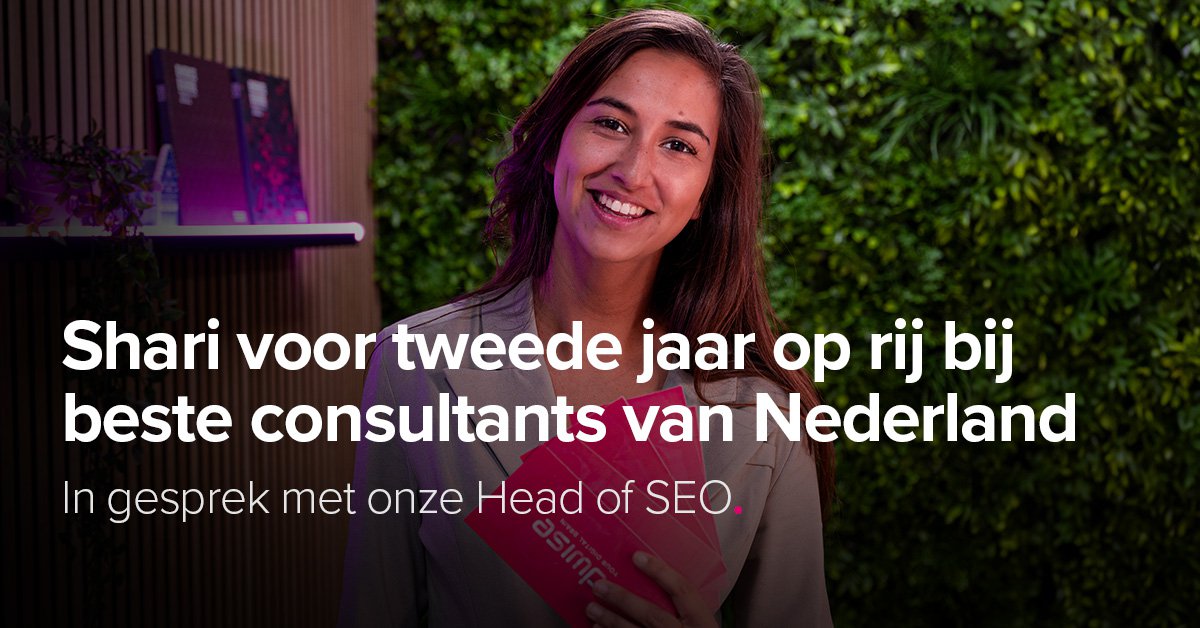 Shari behoort voor tweede jaar op rij bij beste consultants van Nederland I Adwise I Dutch ...