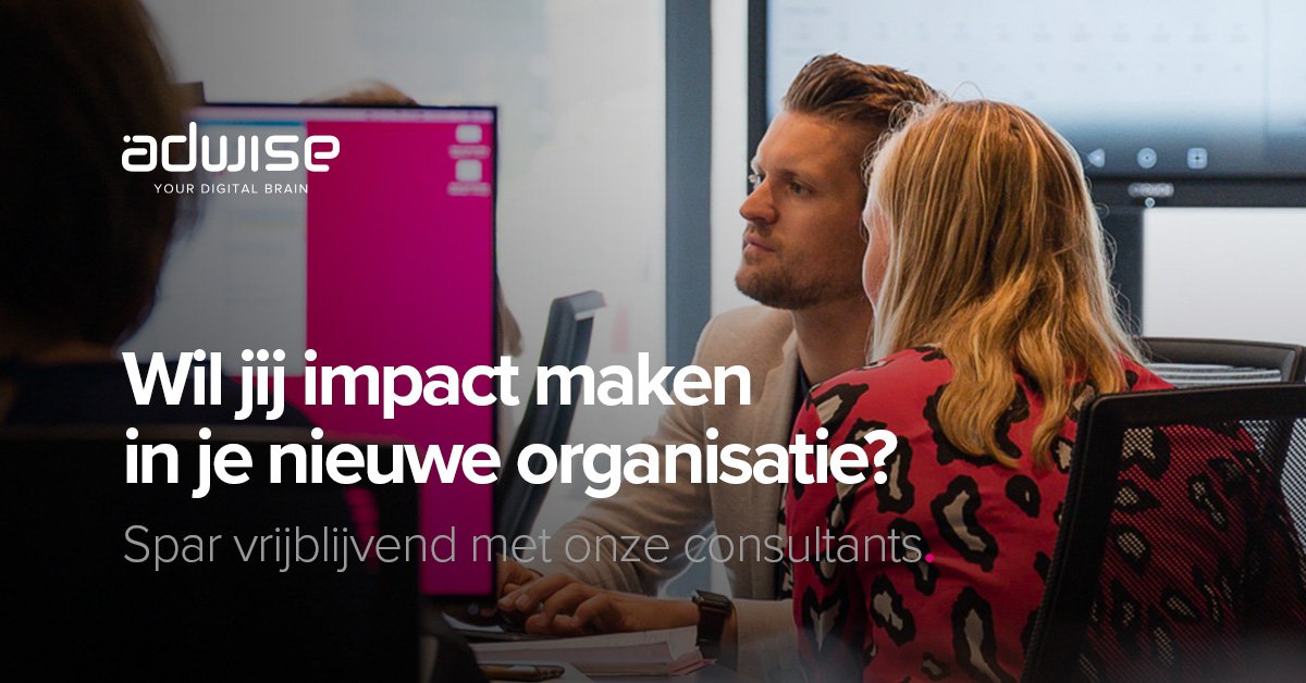 Spar vrijblijvend met onze consultants | Adwise – Your Digital Brain