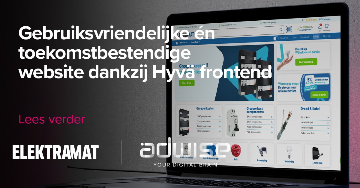 Elektramat | Gebruiksvriendelijke én toekomstbestendige website dankzij ...
