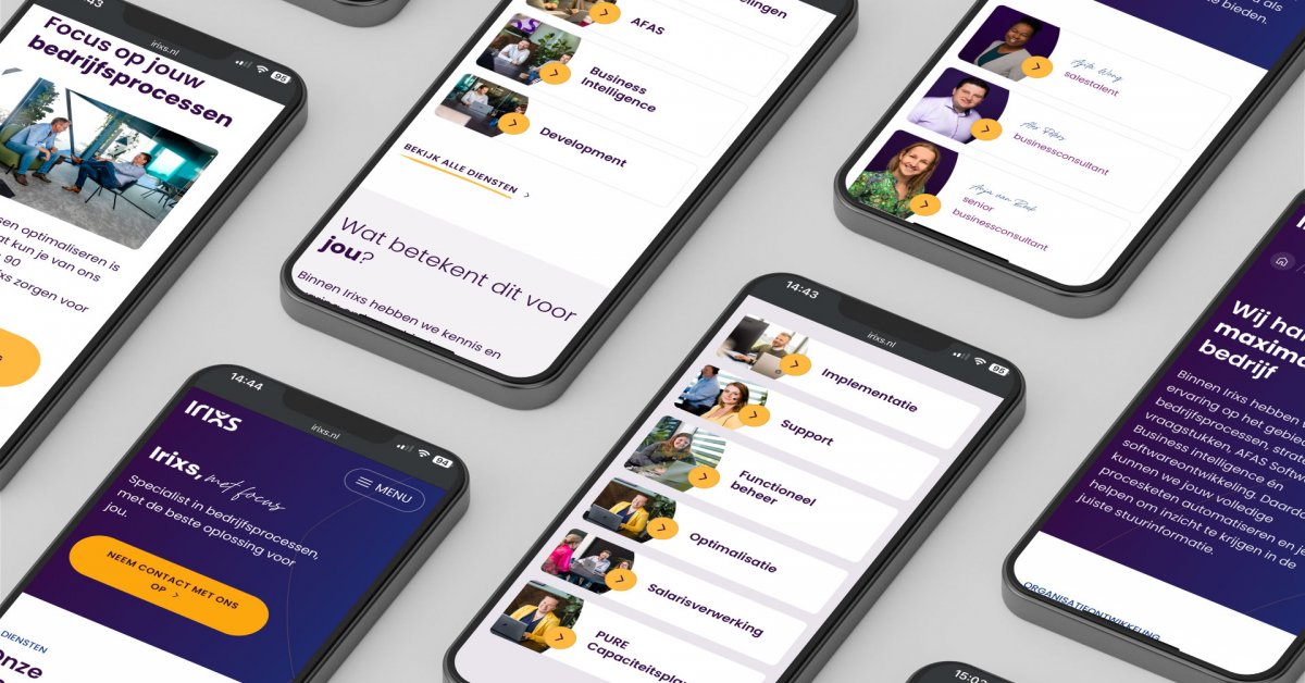 Nieuwe merkidentiteit en website voor Irixs