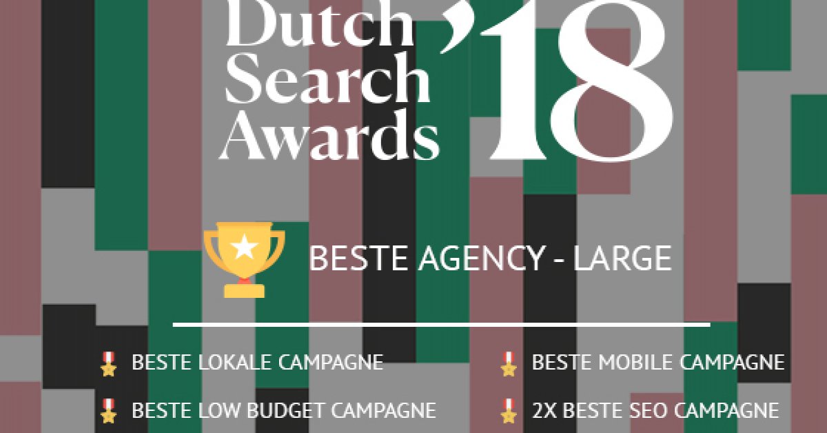 Zeven nominaties voor Adwise bij de Dutch Search Awards